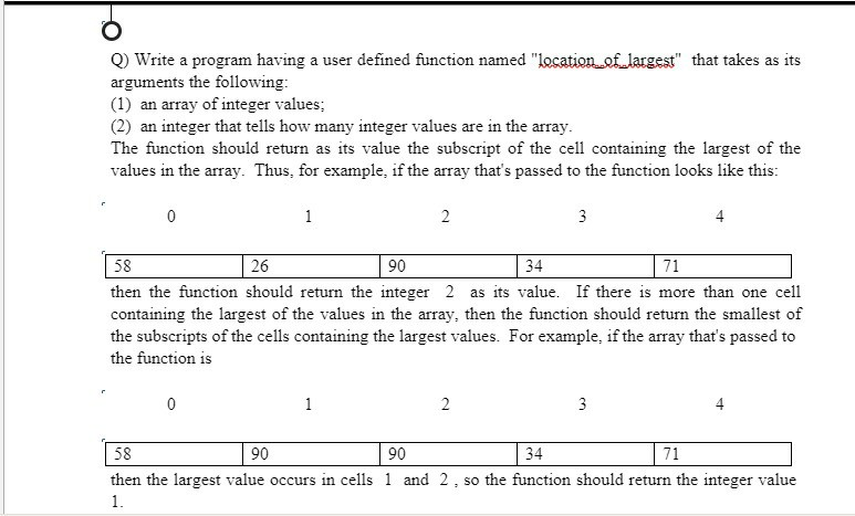Solved Write A Program Having A User Defined Function Named 6567