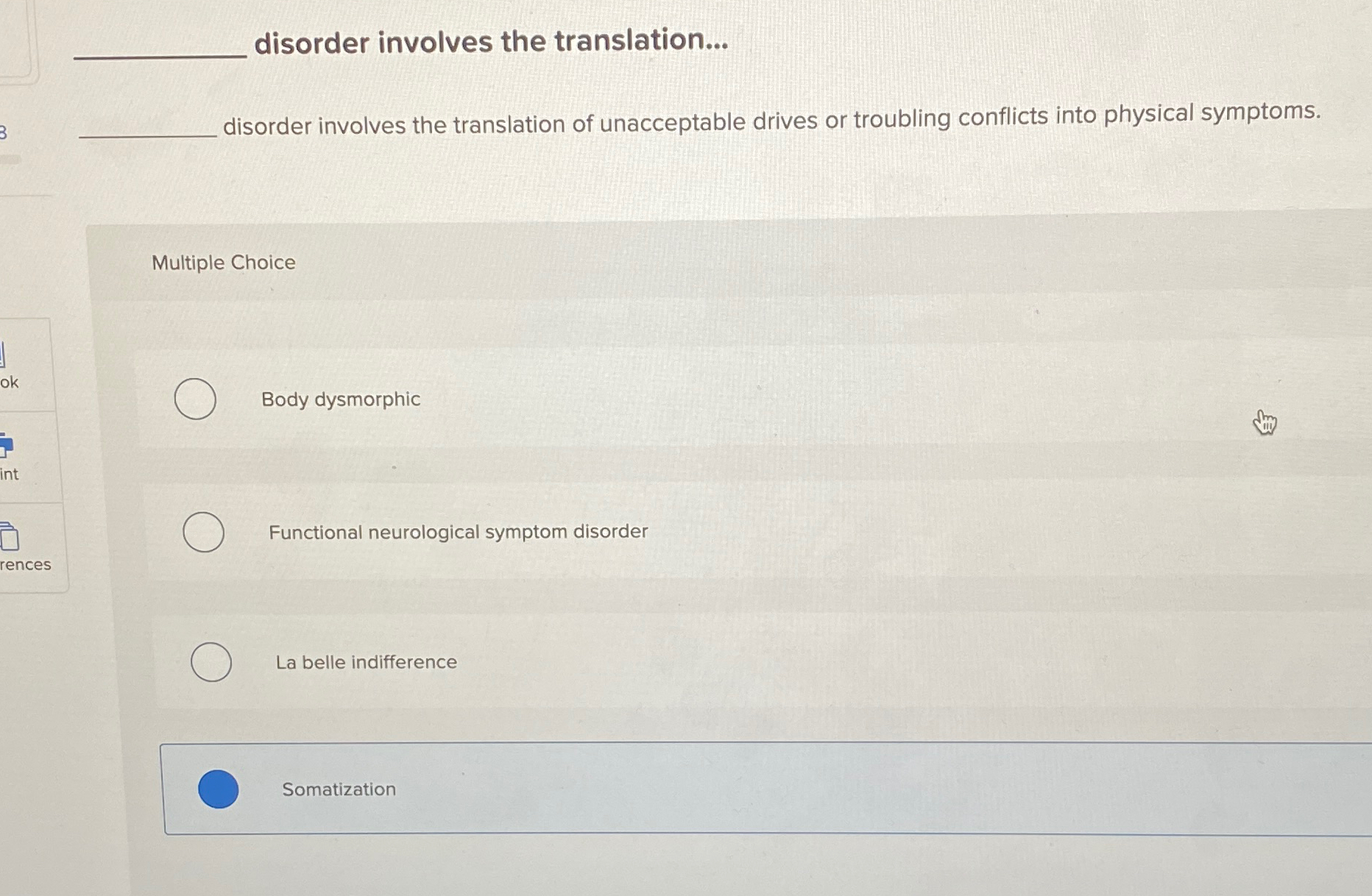 Solved disorder involves the translation...disorder involves | Chegg.com Solved disorder involves the translation...disorder involves | Chegg.com
