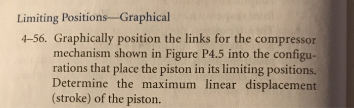 Solved Limiting Positions-Graphical 4-56. Graphically | Chegg.com