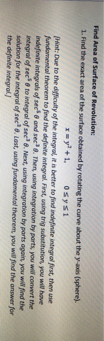 Solved Use the hint provided to solve the problem. This | Chegg.com