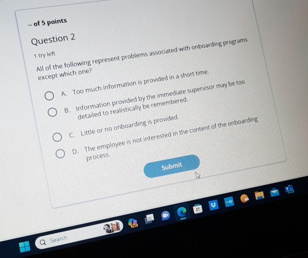Solved of 5 ﻿pointsQuestion 21 ﻿try leftAll of the following | Chegg.com