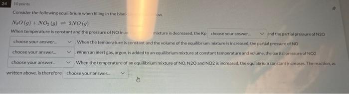 Solved help quick please!everything is either increase, | Chegg.com