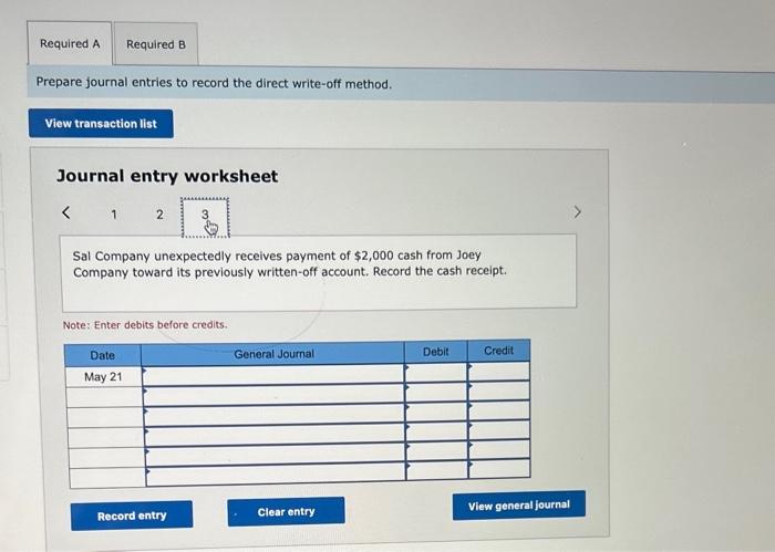 Solved Exercise 7-9 (Static) Comparing direct write-off and | Chegg.com