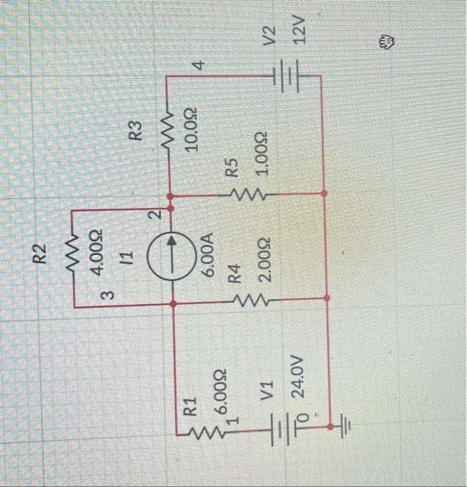 Solved Find all node voltages and current flowing through | Chegg.com