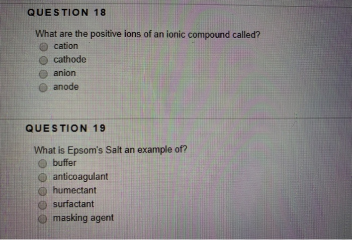 Solved QUESTION 15 What are ionic compounds, composed of | Chegg.com