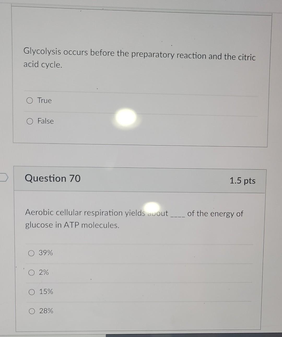 Solved Glycolysis occurs before the preparatory reaction and | Chegg.com