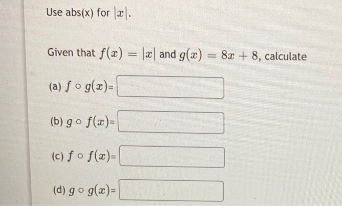 Solved Given that f(x) = x2 – 14x and g(x) = x + 4, find (a) | Chegg.com
