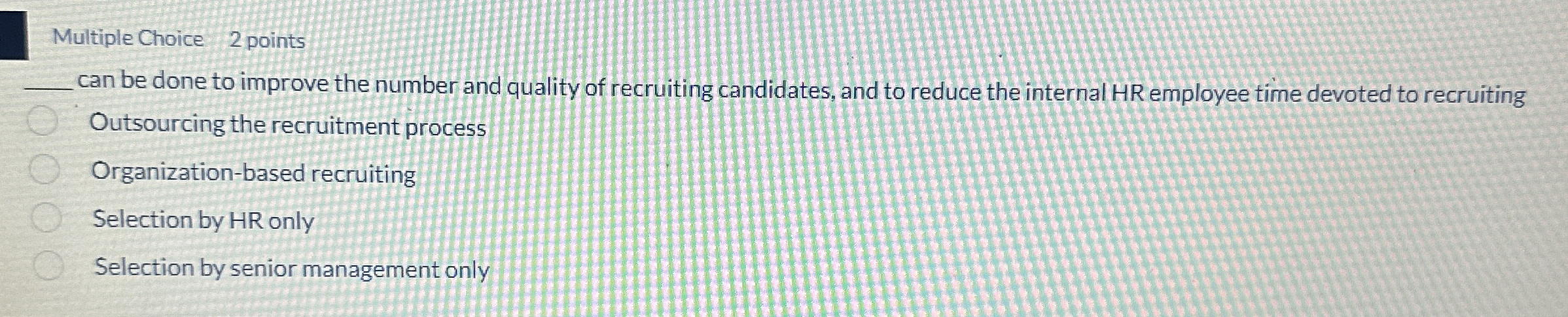 Solved Multiple Choice2 ﻿pointsq, ﻿can be done to improve | Chegg.com