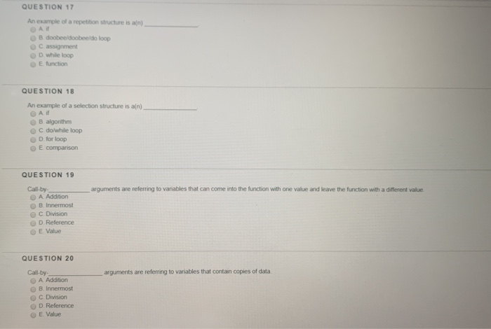 Solved QUESTION 12 The following function header is | Chegg.com