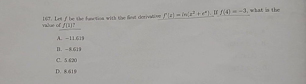 Solved Let f ﻿be the function with the first derivative | Chegg.com