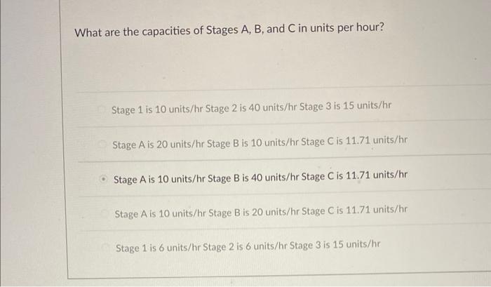 [Solved]: Consider a 3-stage sequential batch process. Assu
