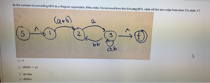 Solved In the context of converting NFA to a Regular | Chegg.com