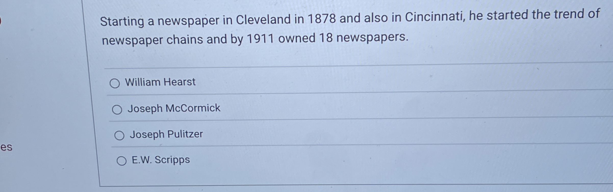 High Quality SOLUTION Starting a newspaper in Cleveland in 1878 ﻿and ...