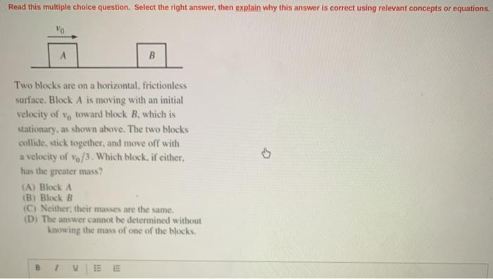 Solved Read this multiple choice question. Select the right | Chegg.com