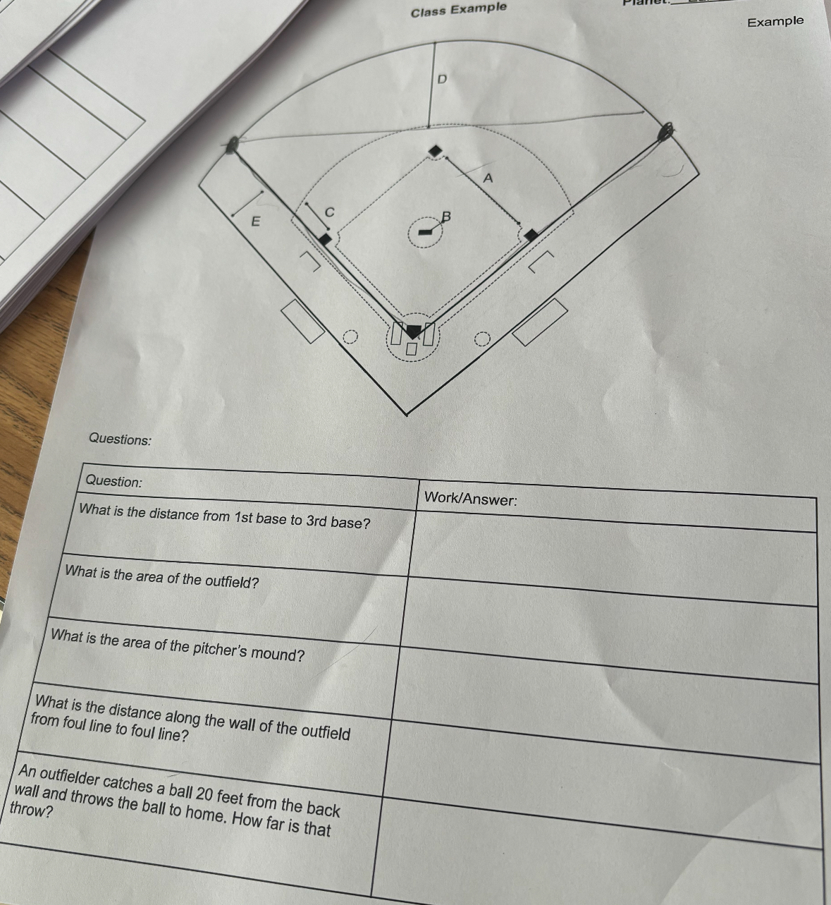 Solved What is the distance from 1st base to 3 ﻿rd | Chegg.com