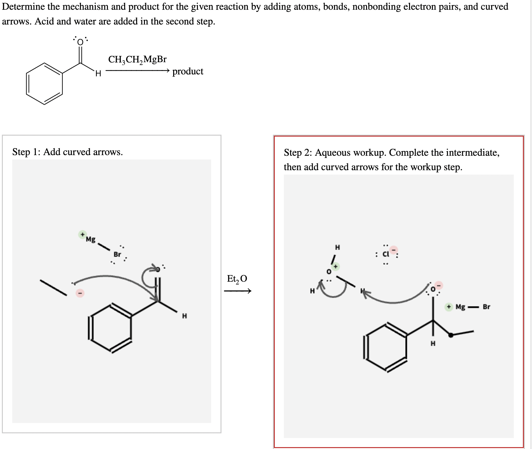 Determine the mechanism and product for the given | Chegg.com