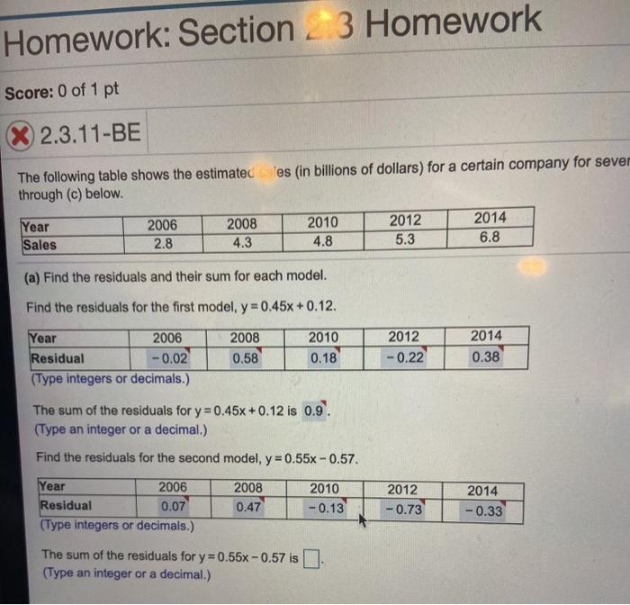 Solved Homework Section 3 Homework Score 0 Of 1 Pt X