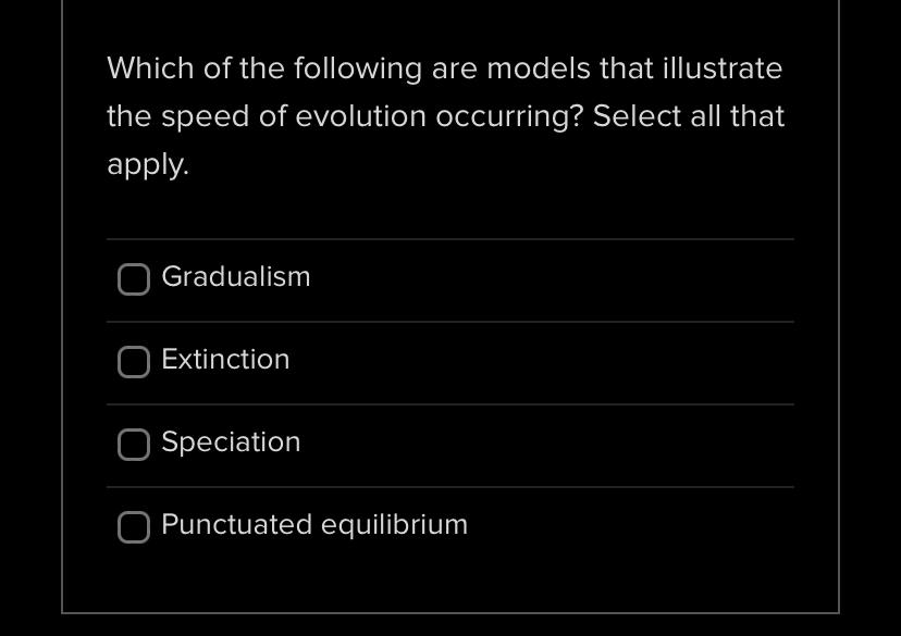 Solved Which of the following are models that illustrate the | Chegg.com