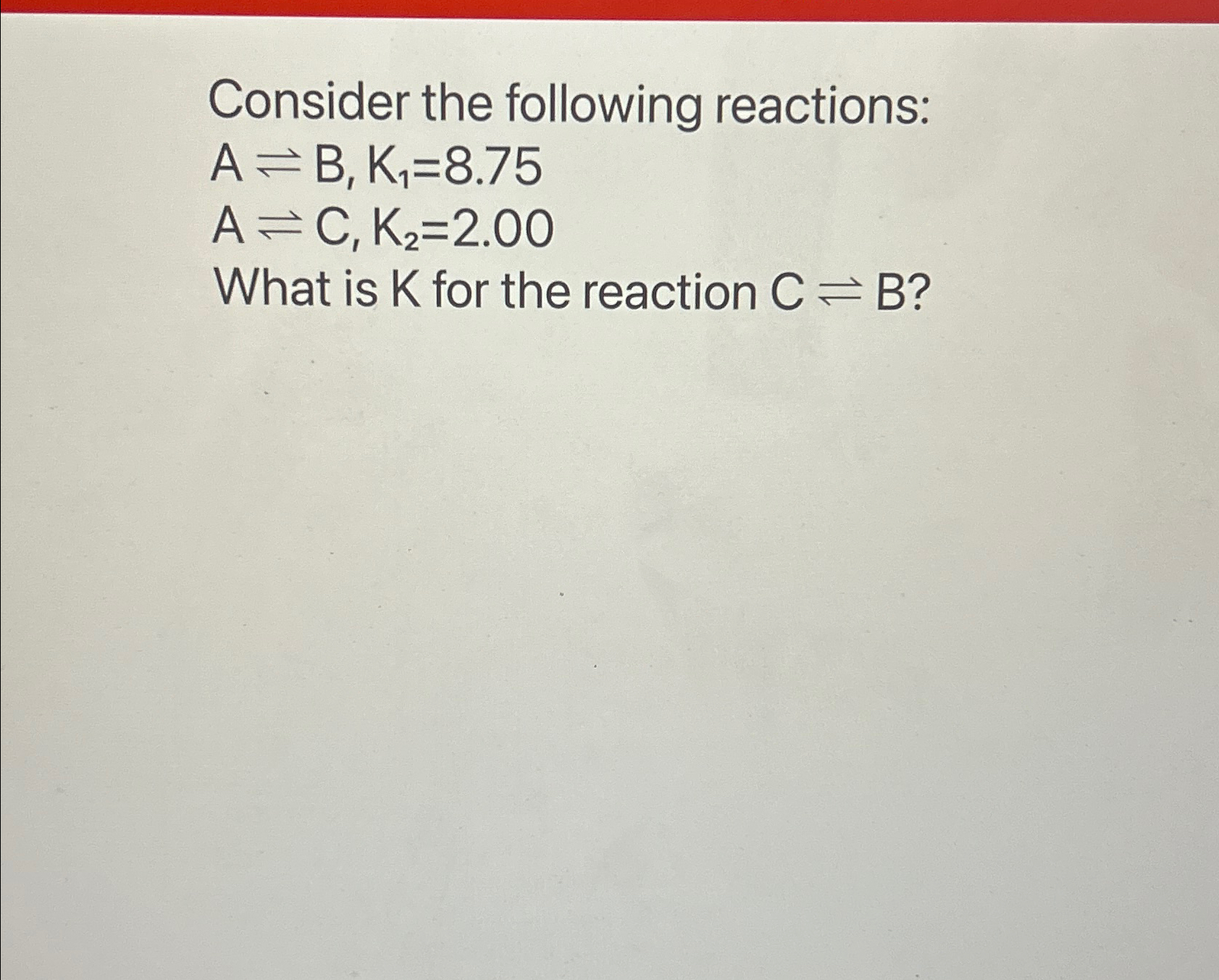 Solved Consider the following | Chegg.com