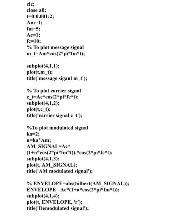 Solved C. Simulation Results Thoroughly present and | Chegg.com