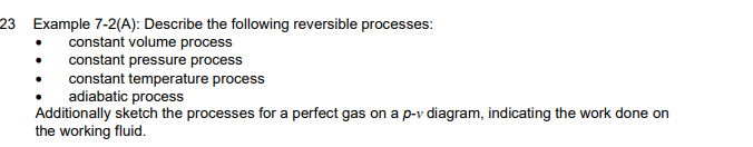 Solved 23 ﻿Example 7-2(A): Describe the following reversible | Chegg.com