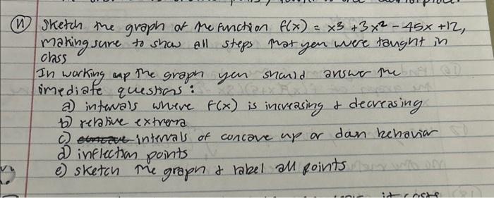 Solved (1) SKetch the graph of me function | Chegg.com