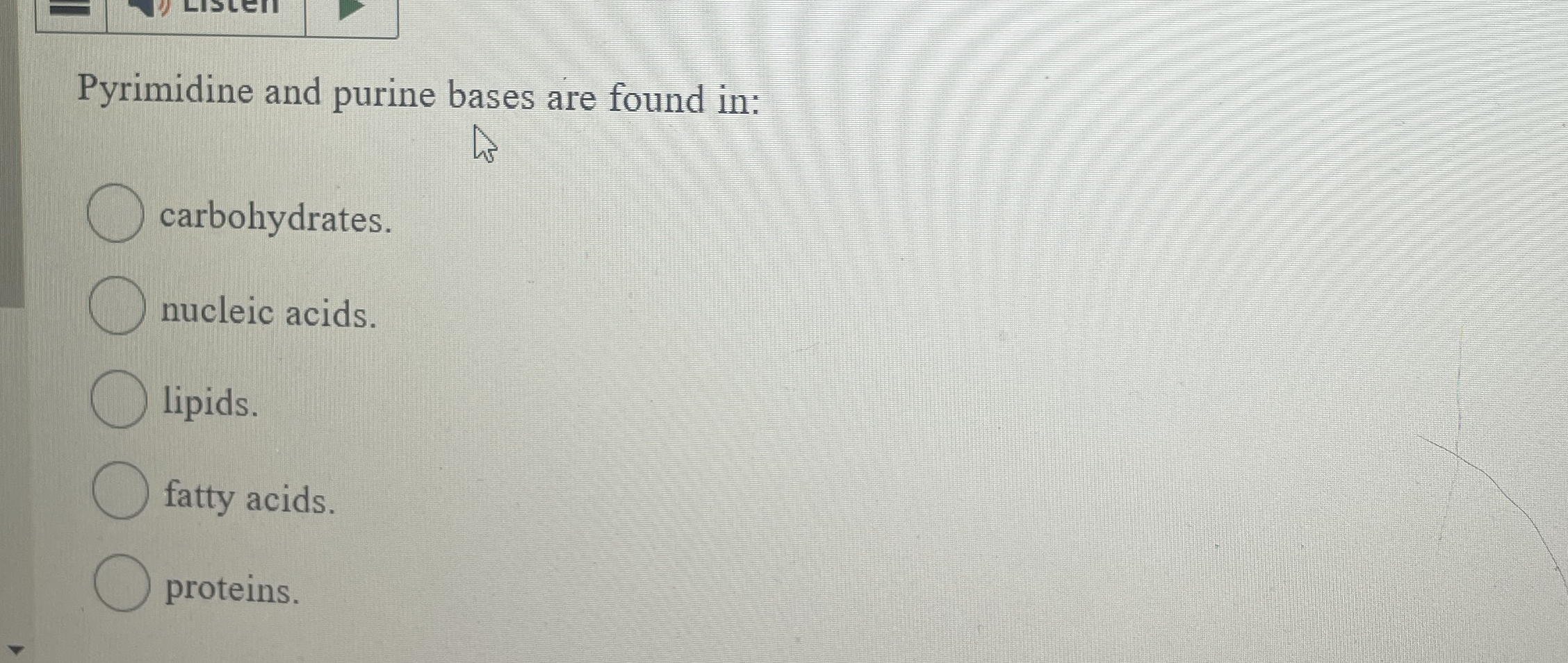 Solved Pyrimidine and purine bases are found | Chegg.com