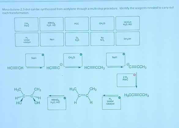 Solved Meso-butane-2,3-diol can be synthesized from | Chegg.com
