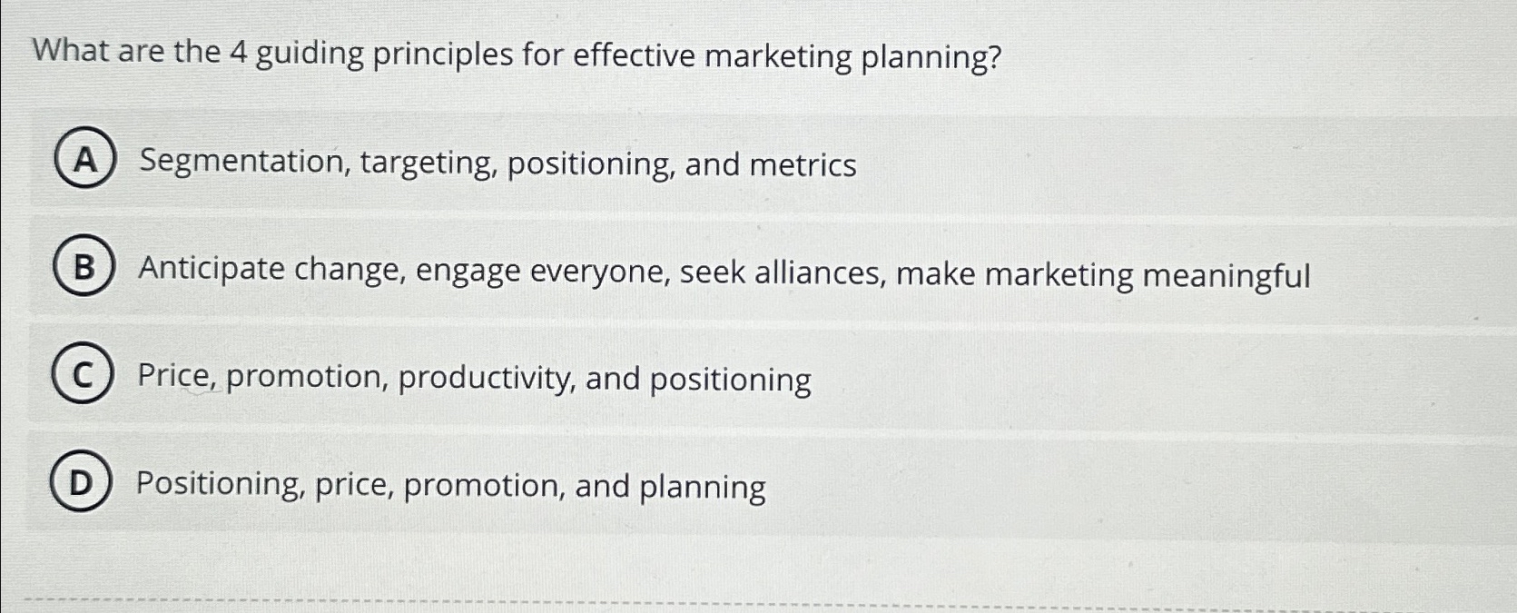 Solved What are the 4 ﻿guiding principles for effective | Chegg.com