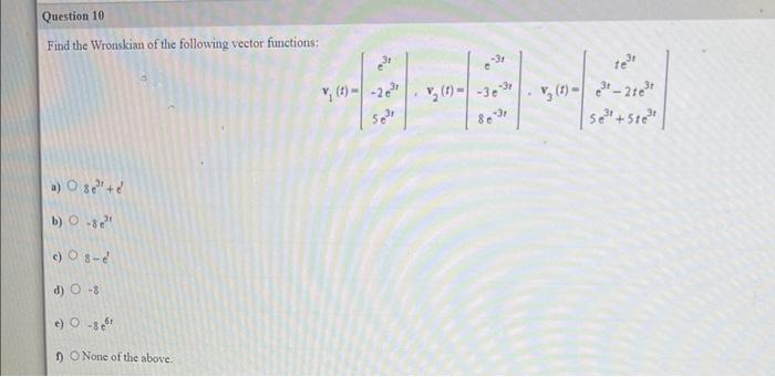 Solved Write The System In Vector Matrix Form 0063
