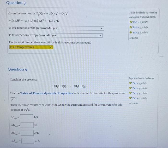 Solved Predict the sign of the standard entropy change for | Chegg.com