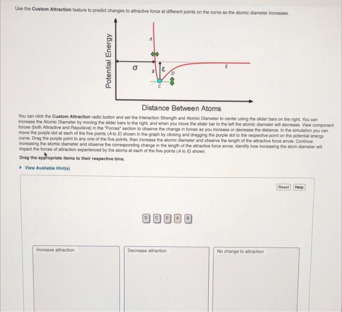 Solved Use the Custom Attraction feature to predict changes | Chegg.com