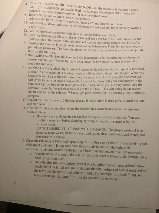 Post-Lab Question 1. If you were asked to calculate | Chegg.com
