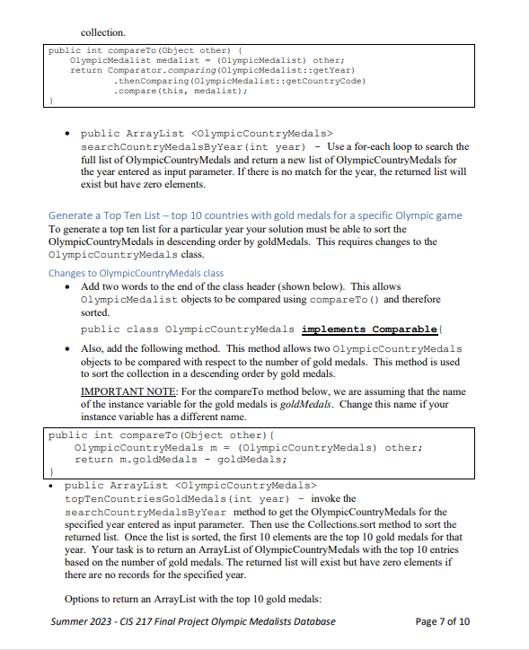 Solved Hi, I'm doing an Olympic Medalists Database project | Chegg.com
