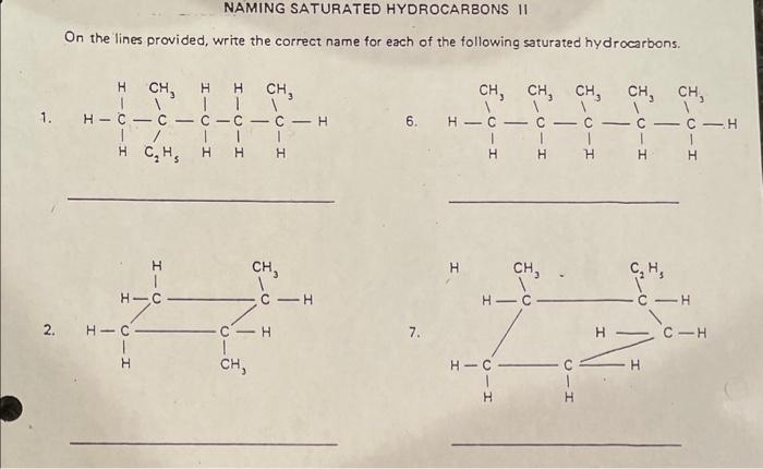 Solved On the lines provided, write the correct name for | Chegg.com