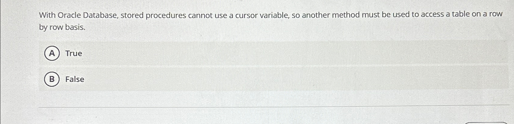 Solved With Oracle Database Stored Procedures Cannot Use A