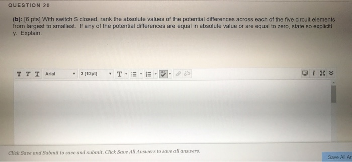 Solved Q16: 112 points totall Consider the circuit shown at | Chegg.com