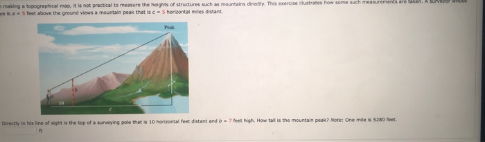 Solved making a topographical map, it is not practical to | Chegg.com