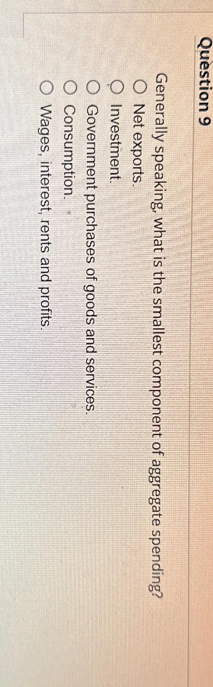 Solved Question 9Generally speaking, what is the smallest | Chegg.com