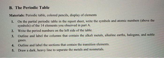 Solved REPORT SHEET LAB Atoms and Elements 6 باتی Silver | Chegg.com