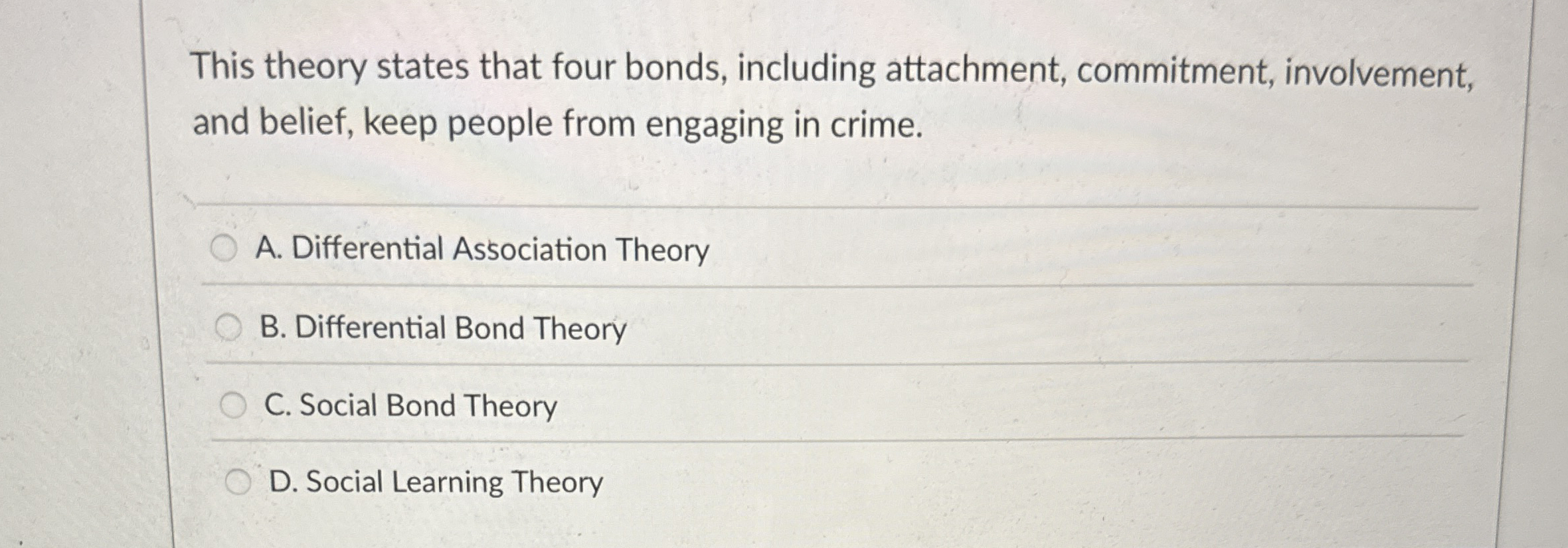 Solved This theory states that four bonds, including | Chegg.com