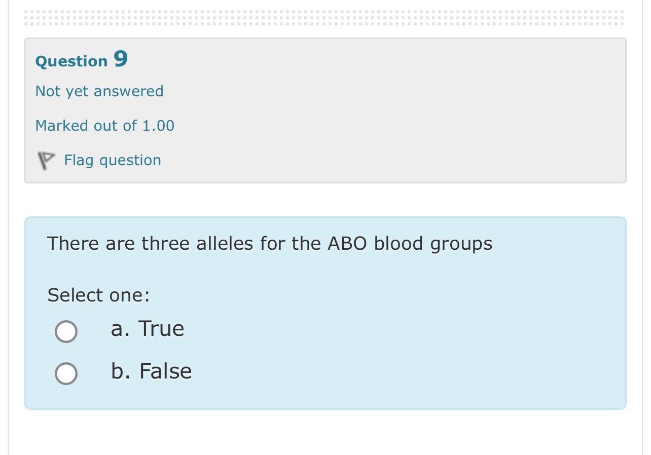 Solved Question 9Not yet answeredMarked out of 1.00Flag | Chegg.com Solved Question 9Not yet answeredMarked out of 1.00Flag | Chegg.com