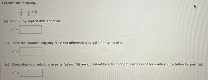 Solved Consider the following. 3 X
