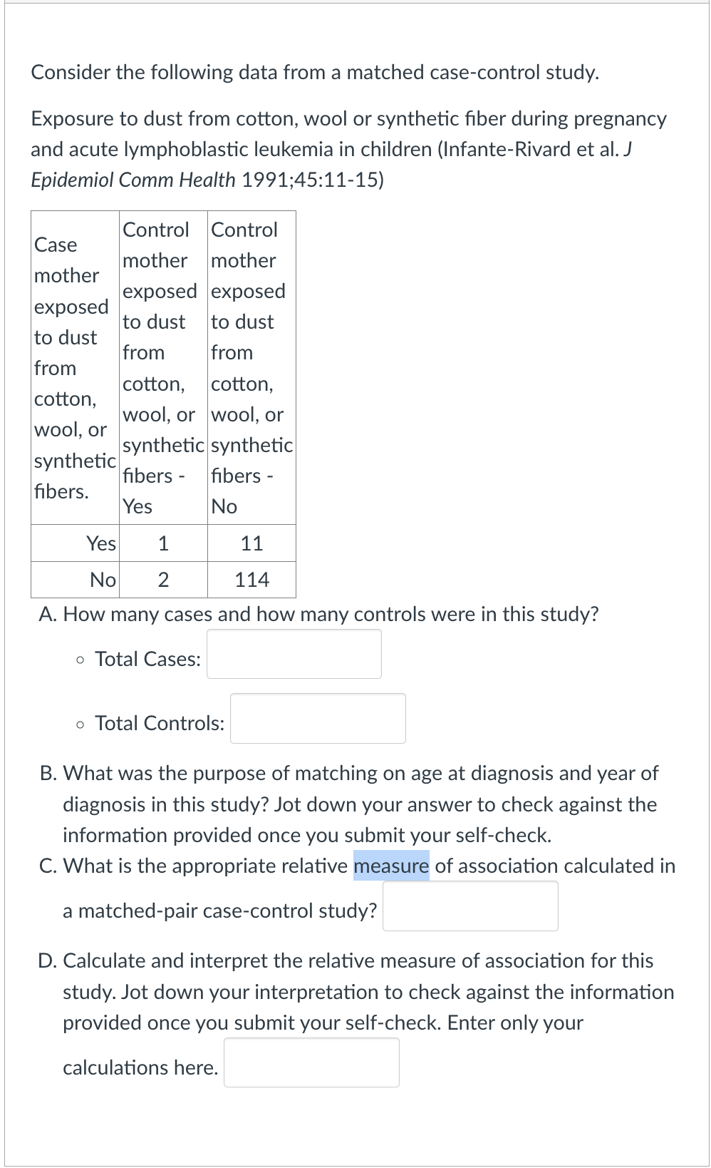 Solved Consider the following data from a matched | Chegg.com