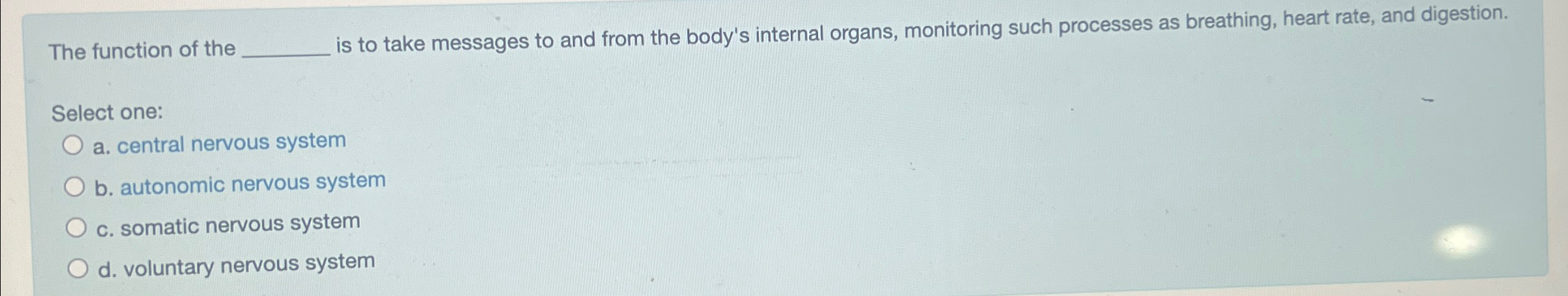 Solved The function of the ﻿is to take messages to and | Chegg.com