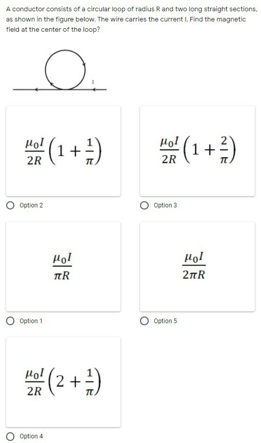 Solved A conductor consists of a circular loop of radius R | Chegg.com