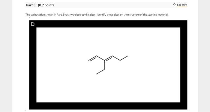 Solved Step 1 of this reaction involves electrophilic | Chegg.com