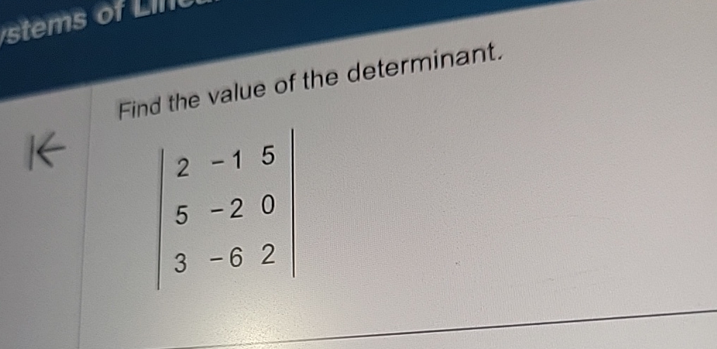 Solved Find the value of the | Chegg.com