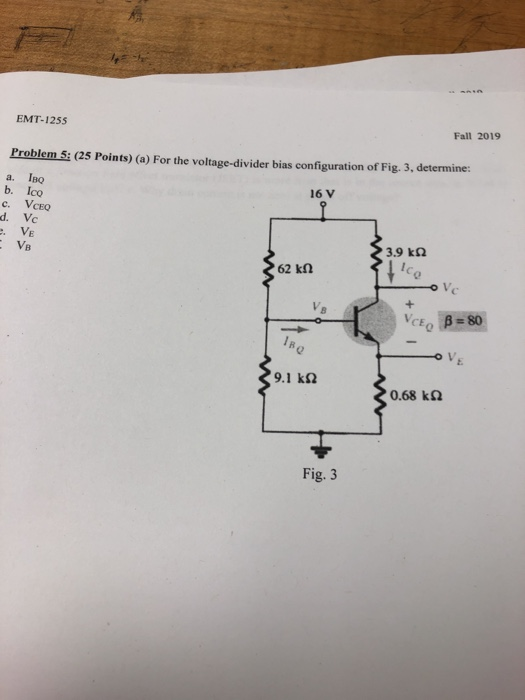 Solved Fall 2019 EMT-1255 Problem 5: (25 Points) (a) For the | Chegg.com
