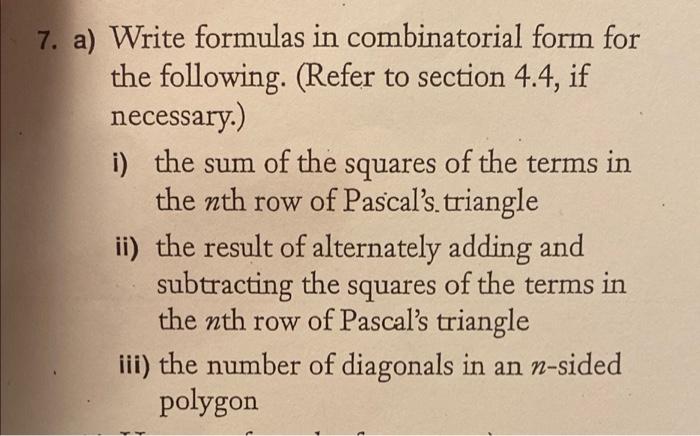 Solved I attatched the answers as well. (2n)Cn also works | Chegg.com